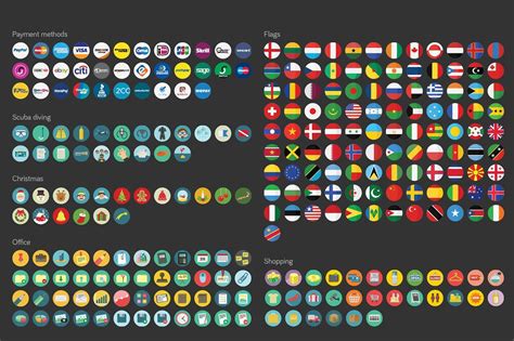 2500 Flat Icons Ai Psd Svg Png Artofit