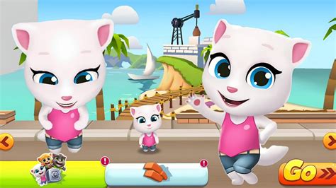 Talking Tom Gold Run Angela Full Screen Loki Games Android IOS