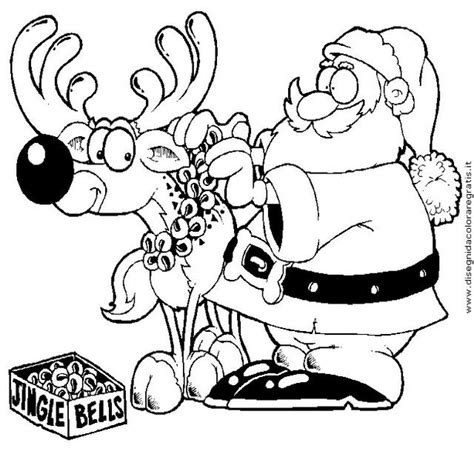 Disegno Natale Renna Renne 13 Categoria Natale Da Colorare