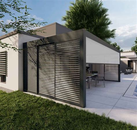 Pergola Vermont essentielle à lames orientables