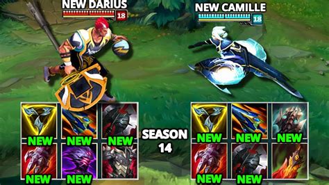New Camille Vs New Darius Full Build Fights Best Moments Youtube