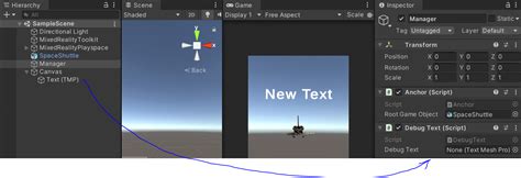 textmeshpro object onto tmp field in unity editor stack overflow