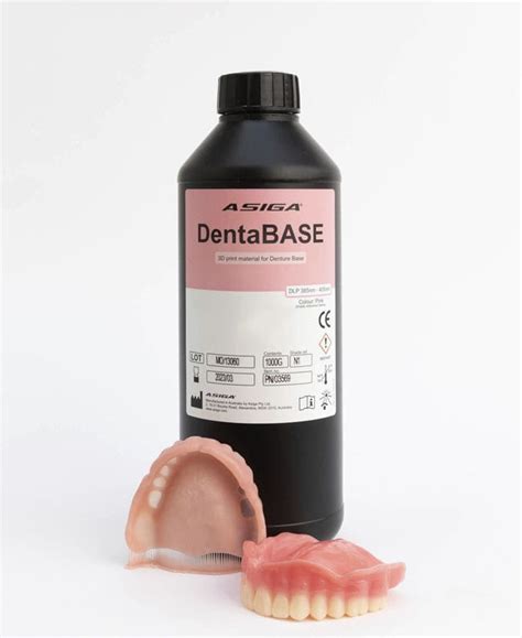 Material dentário em resina acrílica DentaBASE ASIGA para