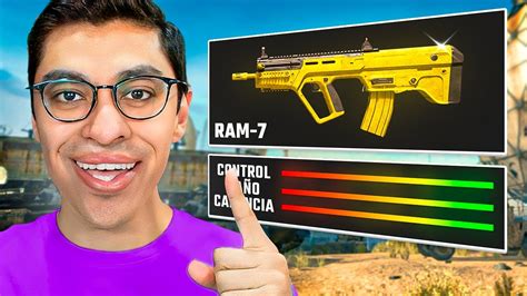 Esta RAM 7 Es El FUSIL META En Warzone Mejor Clase De La Ram 7