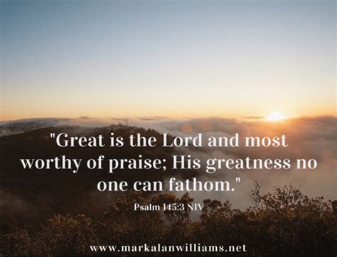 Great Is The Lord And Most Worthy Of Praise