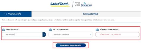 Salud Total EPS Afiliación citas y autorizaciones en línea