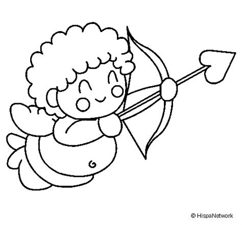Dibujo De Cupido Para Colorear Dibujos Net