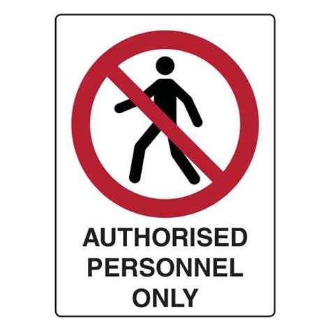 Authorised Personnel Only Highway 1
