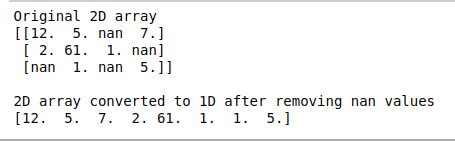 How To Remove NaN Values From A Given NumPy Array GeeksforGeeks