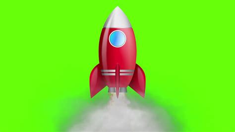 Green Screen 4k Animation Rocket No Copyright YouTube