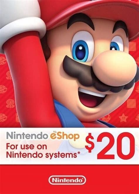 Buy Nintendo Switch Gift Card 20 USD At A Cheaper Price ENEBA
