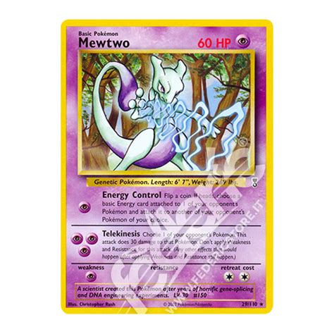 029 110 Mewtwo Rara ENG MINT Federicstore