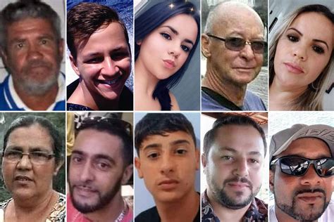 Veja quem são os mortos na tragédia em Capitólio MG 10 01 2022