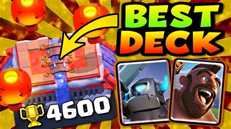 BEST ARENA 14 DECK IN CLASH ROYALE SERENITY PEAK YouTube