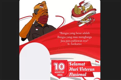Tinggal Klik Inilah Link Twibbon Hari Veteran Nasional Gratis