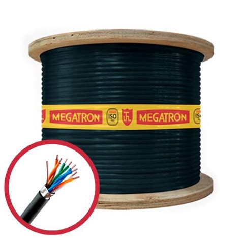Cabo De Rede CAT 5E Blindado CMX 4 Pares Cobre Megatron Bobina 305