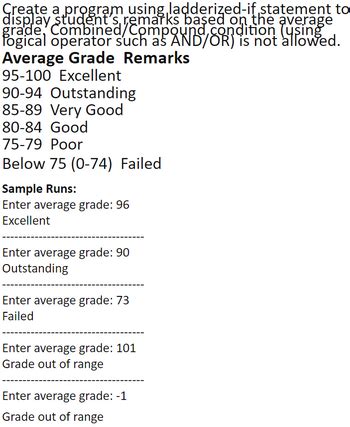 Answered Create A Program Using Ladderized If Bartleby