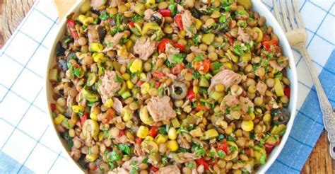 Mercimekli Ton Balığı Salatası Tarifi Resimli Anlatım Yemek Tarifleri