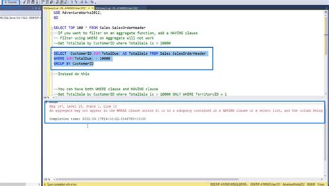 having clause in sql aggregate functions master data skills ai