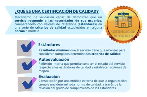 La Certificaci N De La Calidad En El Sector Sanitario Diferentes