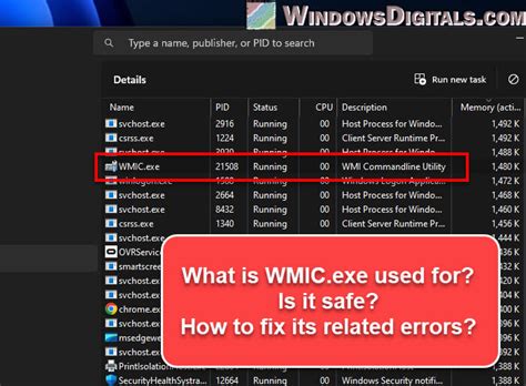 What Is WMIC Exe Is It Malware How To Fix Its Errors