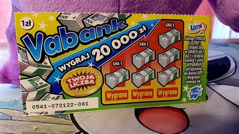 Zdrapki Lotto 68 Vabank Czy Rozbijemy Bank YouTube
