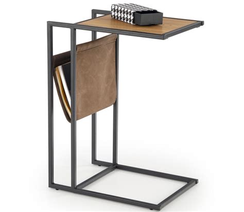 Śniadaniowy Stolik Pod Laptopa Wsuwany nad Łóżko do Łóżka COMPACT Dąb