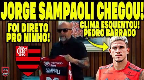 SAMPAOLI CHEGA AO RIO E FOI DIRETO PARA O NINHO VC ACHA JUSTA A