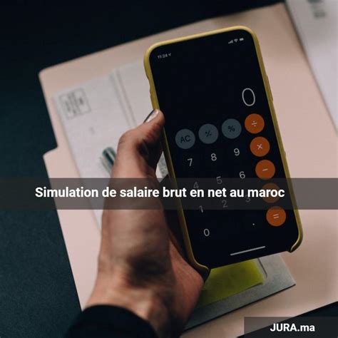 Calcul Du Salaire Brut En Net Au Maroc Cabinet Jura