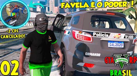 GTA 5 ROLEPLAY BRASIL FAVELA DA MANDIOCA ESTÁ CRESCENDO deu ruim