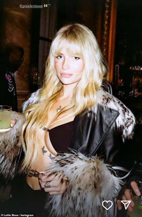 Lottie Moss Puts On A Racy Display In A Sheer Gown For Girls