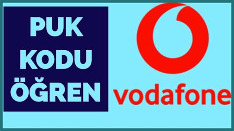 Vodafone Puk Kodu Renme Youtube
