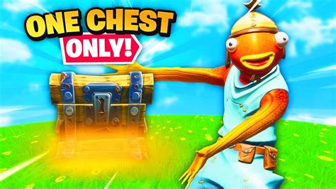 The ONE CHEST Challenge In Fortnite Battle Royale REALLY HARD YouTube