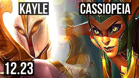 Kayle Vs Cassiopeia Mid M Mastery Godlike Games Euw