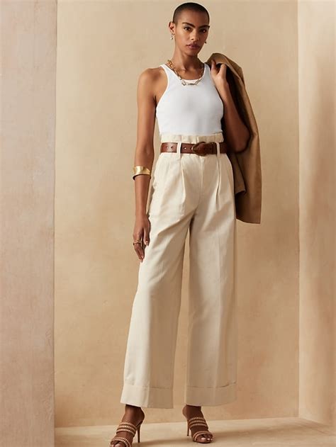 Petite Ribbed Racerback Tank Banana Republic