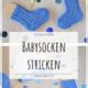 Hello Baby Socken Strickanleitung
