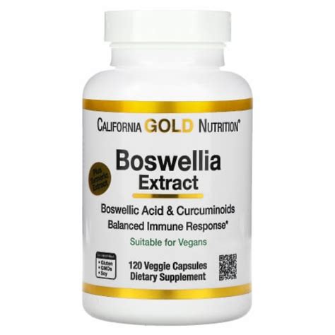 California Gold Nutrition Boswellia Extract Plus Turmeric Extract