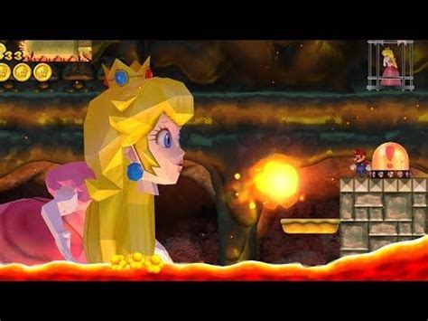 New Super Mario Bros Wii Final Boss Evil Peach Ending Youtube