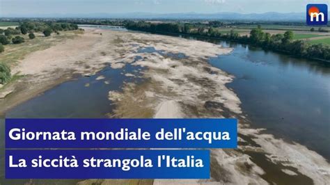Giornata Mondiale Dell Acqua La Crisi Idrica E La Siccit In Italia