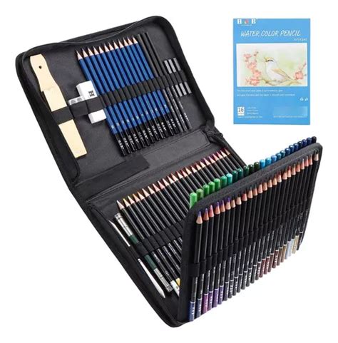 Kit De Arte Dibujo Profesional 93 Piezas Colores