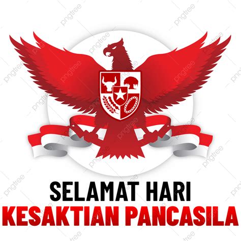Gambar Selamat Hari Kesaktian Reka Bentuk Pancasila Dengan Lambang Logo