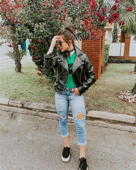 35 looks jaqueta de couro a peça que sempre está em alta Fashion