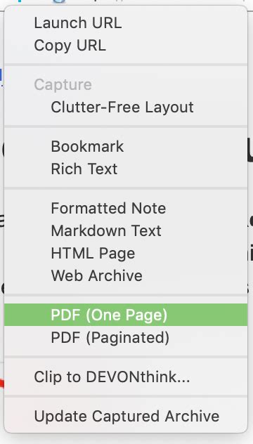 how to create a single page pdf from a web archive automation devontechnologies community