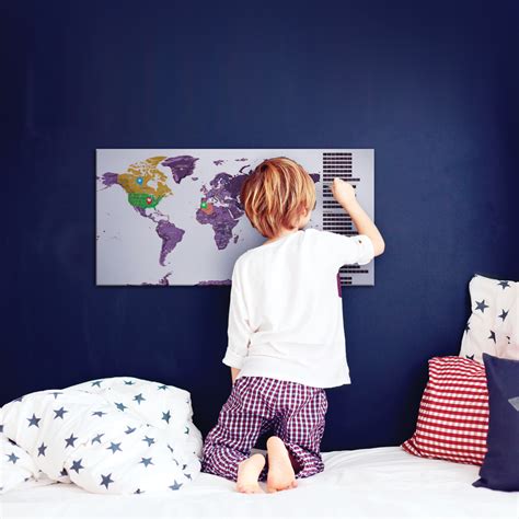 Carte du monde à gratter carte du monde grattable XXL mappemonde à