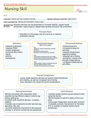 ATI ALT Asepsis Gloves Nursing Skills Completed Indications Nursing