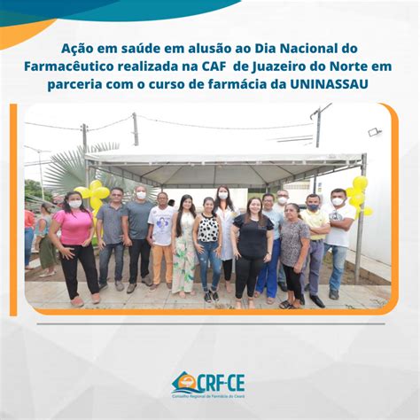 A Diretoria Do CRF CE Conselheiros Federais E Regionais Parabenizam