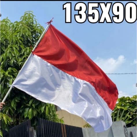 Jual Bendera Merah Putih Jumbo 130x90 Shopee Indonesia