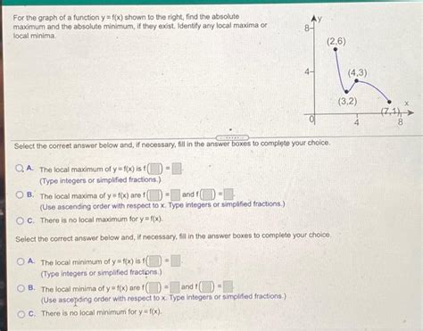 solved for the graph of a function y f x shown to the