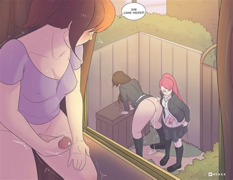 Futa Watching Futa On Female Sex While Masturbating Peeping Futa By Mekkx Hentai Foundry