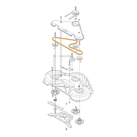 Courroie De Coupe Jonsered Husqvarna Plateau Cm Cc